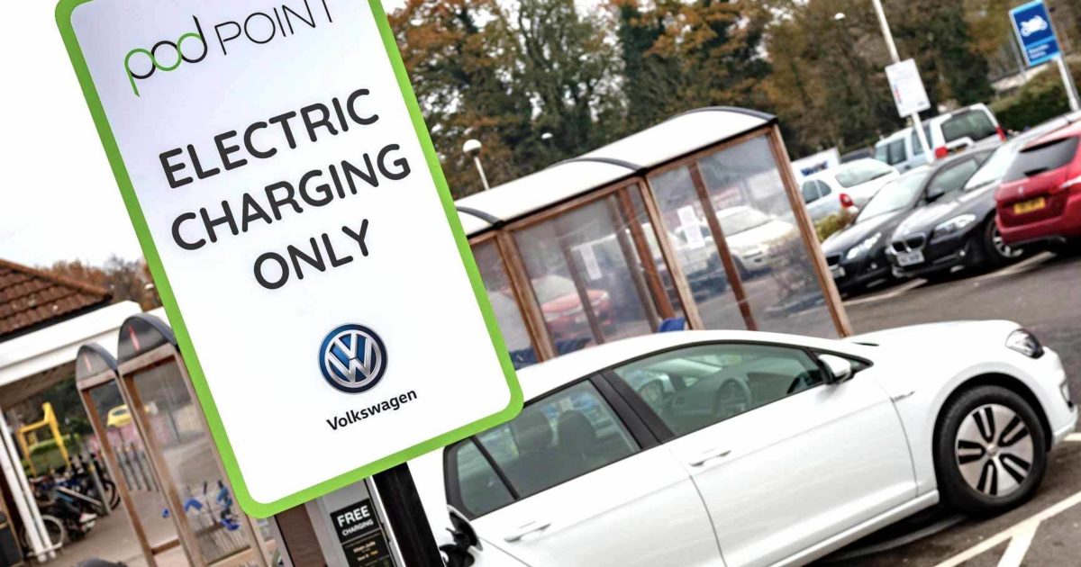 Tesco vw pod point store